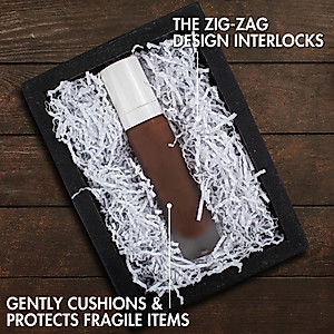 MagicWater Supply Soft & Thin Cut Crinkle Paper Shred Filler (1 LB) for Gift Wrapping & Basket Filling - White