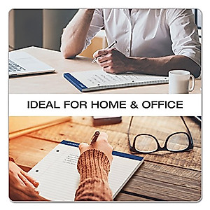 Ampad Evidence Dual-Pad Notepad 8-1/2" x 11-3/4", Legal Ruled, White, 100 Sheets/Pad