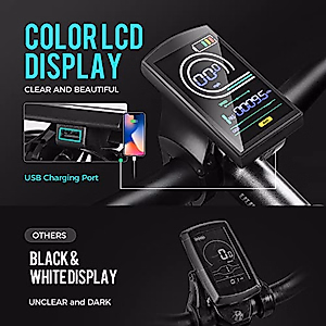 eAhora Electric Bike for Adults 750W/1000W Peak 27Mph BAFANG Motor Urban 20In Fat Tire Electric Bicycle with Lockable Front Suspension, Removable Battery, Shimano 7 Speed Step Thru Ebike