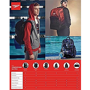 Speedo Unisex-Adult Ventilator Mesh Equipment Bag , Fuchsia Purple