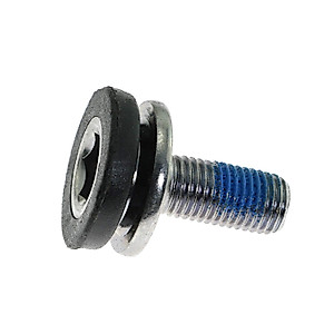 Maxmoral 4pcs M8x15mm Mountain Bike Hex Head Crank Arm Bolts Bicycle Axle Bolt Waterproof Screw