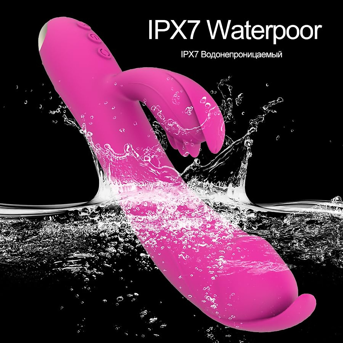 Handheld Electric high Intensity Vibrator with Rechargeable Massage 10-Body Vibration Mode YU-03