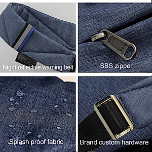 TOPNICE Sling Bag Crossbody Chest Shoulder-Personal Pocket Bag Anti Theft Travel Bags Daypack for Men Women Water Resistance