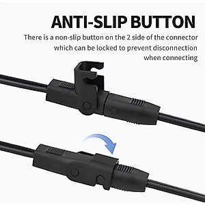 J-ZMQER 6.6ft Extension 2-Pin Sofa Recliner DC Output Cable Power Cord Compatible with Southern Motion SPS-2A29VDC-03-WM-SM Recliner Lift Chair