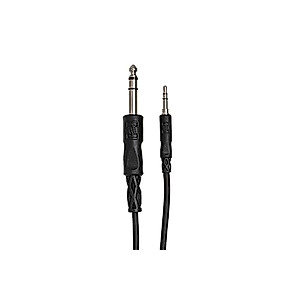 Hosa CMS-103 3.5 mm TRS to 1/4" TRS Stereo Interconnect Cable, 3 Feet