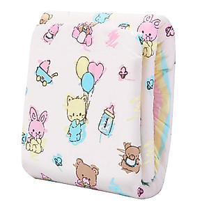 Littleforbig Printed Adult Brief Diapers 10 Pieces - Baby Cuties (Medium 28"-38")