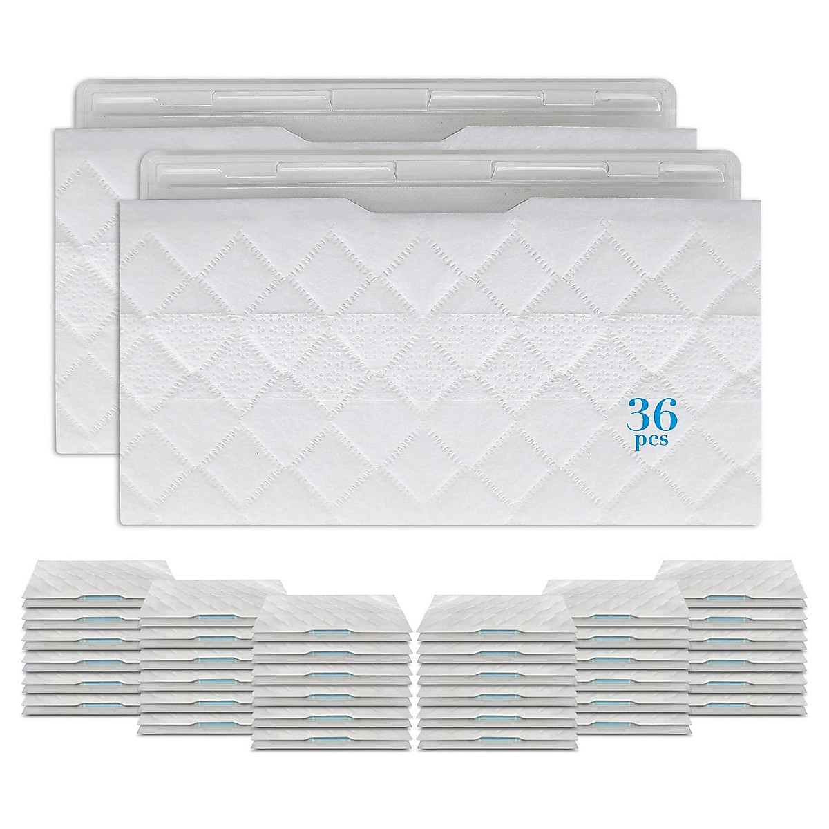 Volca Spares Compatible with Shark Vacmop Replacement Pads, for Shark mop vac Pads, 36 Count Vacmop Pads Refills for VM252 VM250 VM200, for use with Shark Vac Mop Pads Refills