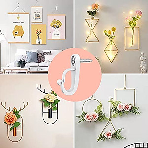YPMYG 40 Pieces Q-Hanger, Christmas Lights Hanger Hooks with Screw for Easy Release Outdoor Wire and Fairy Lights, Christmas Light House Garage New Year Party, Led Fairy Lights. (40, White)