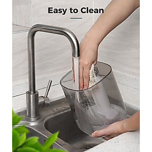 BREEZOME 4L Humidifiers for Bedroom, Ultrasonic Top Fill Cool Mist Humidifiers for Large Room, Last Up to 50 Hours, Humidifiers for Baby, Plants, Nursery