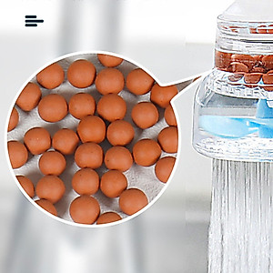 3Pcs Faucet Water Filter Purifier, Faucet Mount Water Filtration System for Tap Water, Adjustable Rotating Faucet Nozzle Water Filter Household Kitchen Faucet Accessories