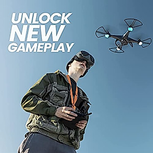 Holy Stone HS110D FPV RC Drone with 1080P HD Camera Live Video 120 Wide Angle WiFi Quadcopter with Gravity Sensor, Voice Control, Gesture Control, Altitude Hold, Headless Mode, 3D Flip RTF 2 Batteries