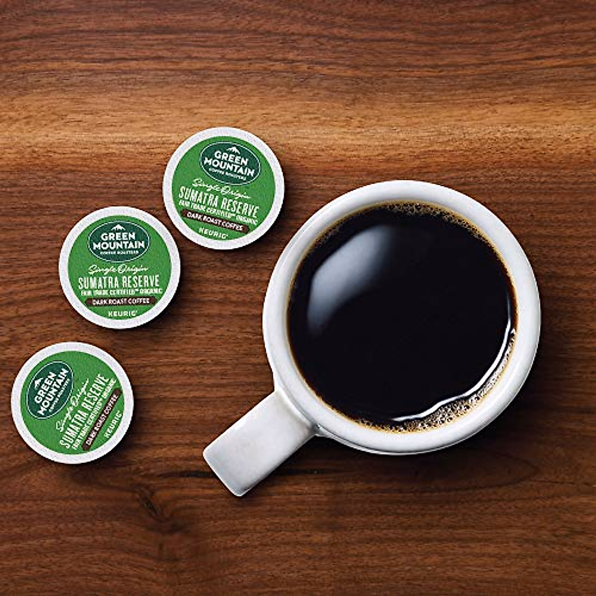 Green Mountain Coffee Roasters Sumatra Reserve, Single-Serve Keurig K-Cup Pods, Dark Roast Coffee, 72 Count