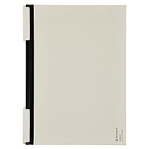 Kokuyo Bizrack Clipnote Punchless, Clip Folder, Holds up to 25 Sheets, A4-S, Off-White, Japan Import (NO-BRCN202W)