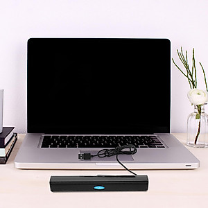 UKCOCO Sound Bars for TV, Small Surround Soundbar Speakers for PC/Gaming/Projectors