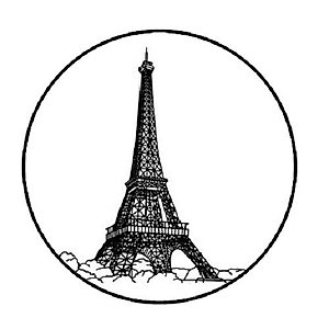 48 pcs Eiffel Tower!!!​​ Stickers Envelope Seals Labels Round Tags, Stamps Sticker for Gift Cards, Envelopes, Boxes for Holiday, Birthday, Christmas