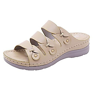 justHIGH Women Outdoor Walking Sandals Athletic Sport Hiking Sandal Flat Open Toe Comfort Water Shoes Summer Beach Travel Sandles