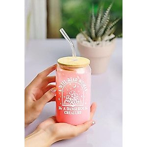 NewEleven Christmas Gifts For Book Lovers - Book Lovers Gifts For Women - Book Themed Gifts for Readers, Librarians, Bookaholics - Birthday Gifts For Women, Her, Best Friend – 16 Oz Coffee Glass