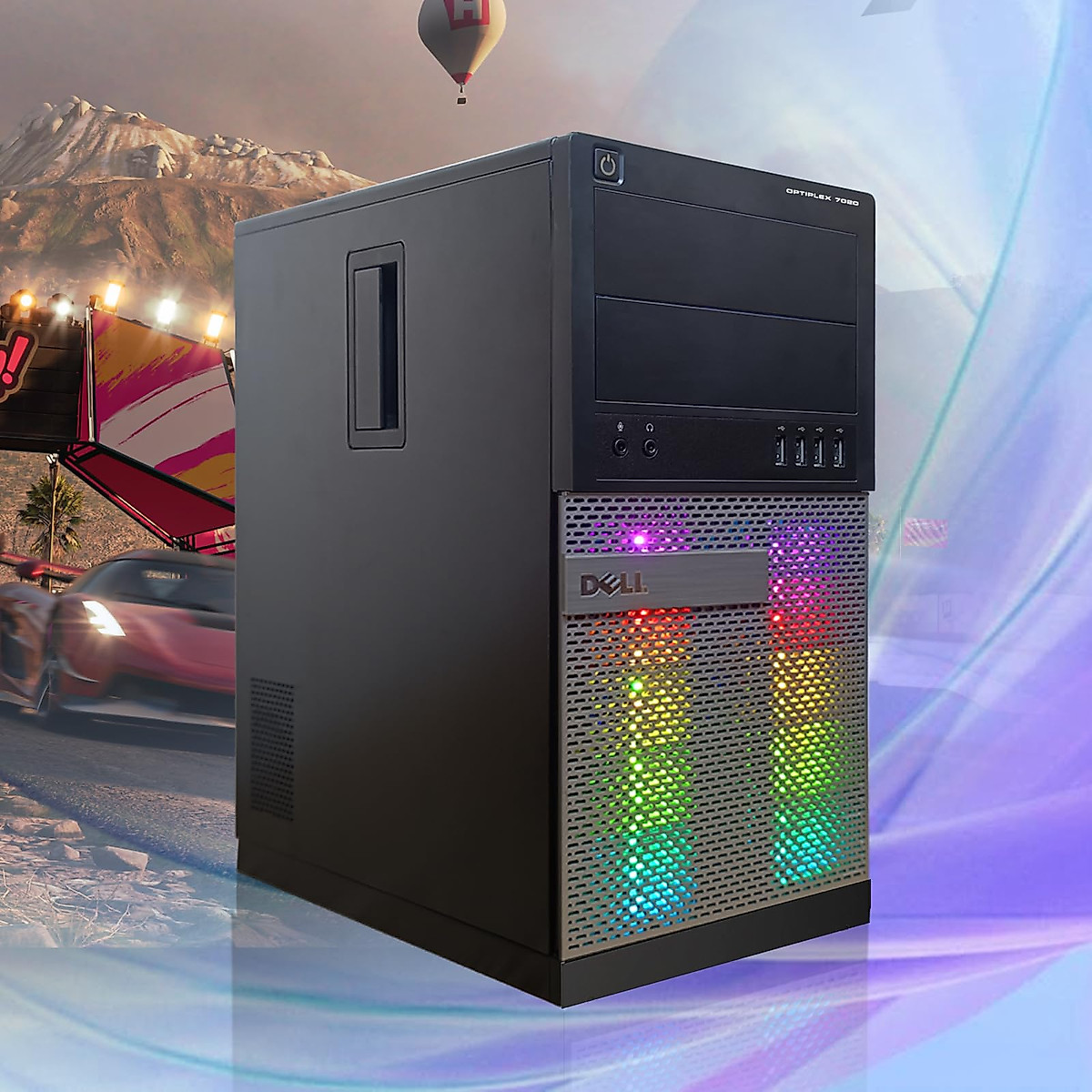 Dell Optiplex 7020 Gaming Desktop PC - Intel Core i7 4th Gen 3.4GHz, NVIDIA GeForce GT 1030 2GB, 16GB RAM, 512GB SSD, HDMI, DVI, VGA, New Keyboard, Mouse, Wi-Fi, Windows 10 Professional(Renewed)