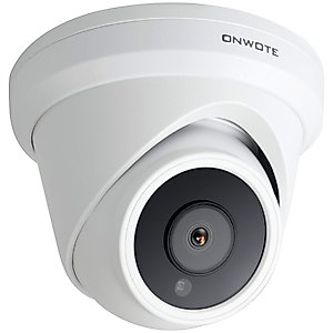 ONWOTE 6MP 3X Optical Zoom IP POE Security Camera with Audio, Outdoor Dome, 6 Megapixels 3072x2048 HD Camera, 2.8-8mm Motorized Lens, 100ft IR, IP66, Wide Angle, Add on Camera to PoE