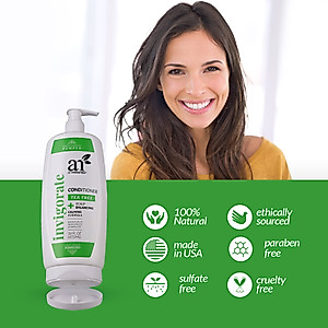 artnaturals Tea Tree Conditioner - Patented Dual Dispensing Bottle -16 Fl Oz / 473ml Sulfate Free –100% Pure Natural Therapeutic Grade Tea Tree Essential Oil -For Dandruff, Sensitive, Itchy, Dry Scalp