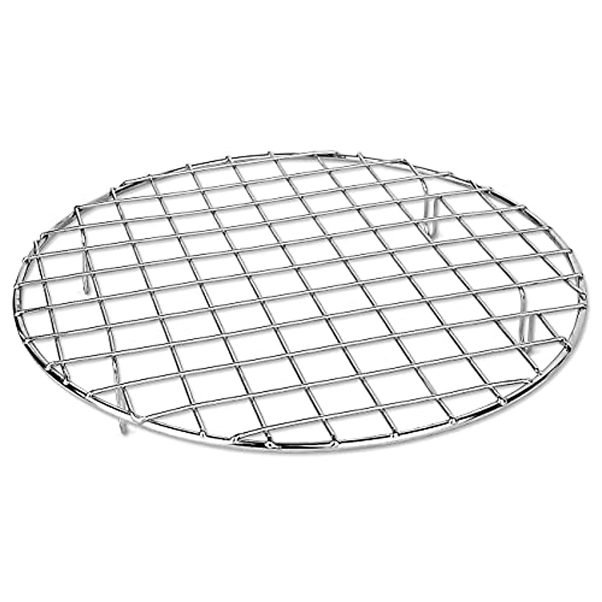bafvt BBQ Accessories Grill Rack - 304 Stainless Steel Baking Cooking Round Rack for Rib Cookie Cakes, 10 Inches…