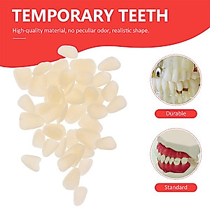 Temporary Tooth Repair kit Replacement: 200pcs Moldable False Teeth Thermal Fitting Beads for Snap On Instant and Confident Smile Mouth Tweezer