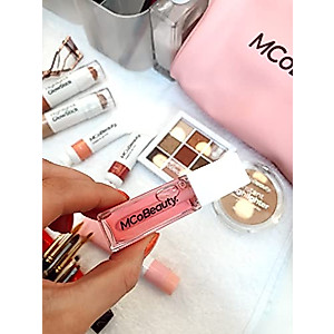 MCoBeauty Lip Oil Hydrating Treatment - Double-Duty Treatment And Gloss - Hydrate And Nourishes Your Lips - High-Shine Finish - Enhances Natural Lip Colour - For Smooth And Plump Lips - Pink - 0.3 Oz
