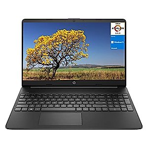 HP Notebook Laptop, 15.6" HD Screen, AMD Athlon Gold 3150U Processor, 8GB RAM, 256GB PCIe SSD, Webcam, Type-C, HDMI, SD Card Reader, Windows 11 Home