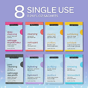 FREEMAN Limited Edition Renew & Relax Facial Mask Kit, Variety Face Mask Set, 12 Piece Valentine’s Day Gift Set, Perfect For Wife, Spouse, Significant Other, Girlfriend, or Daughter