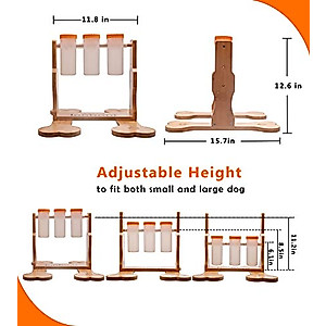 LOOBANI Dog Puzzle Toys Wooden - Interactive Dog Toys for Boredom, IQ Training and Mental Brain Stimulation, Treat Dispensing Dog Toys/Dog Entertainment Toys/Food Slow Feeder for Small to Large Dogs