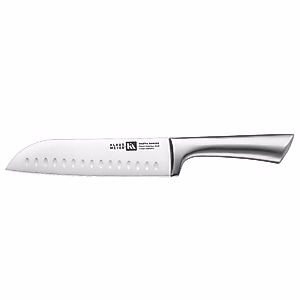 Klaus Meyer Hasta Premium High Carbon Steel 7 inch Santoku Japanese Chef Kitchen Knife
