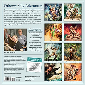 Boris Vallejo & Julie Bell's Fantasy Wall Calendar 2023: Escape to a World Swirling with Mystery and Magic