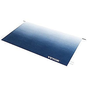 VEVOR RV Awning, Awning Replacement Fabric 19 FT, Slate Blue RV Awning Replacement, 15oz Vinyl Material Replacement Awning, Sun Shade and Waterproof Camper Awning Replacement Fabric