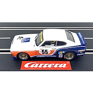 Carrera 30927 Ford Capri RS No. 55 DRM 1975 1:32 Scale Digital Slot Car Racing Vehicle for Carrera Digital Slot Car Race Tracks