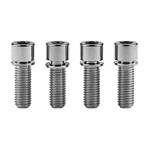 Wanyifa Titanium Ti Bolt M7 x 20mm Allen Head with Washers Bike Scewrs Pack of 4