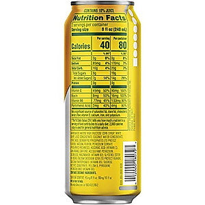 Mountain Dew Kickstart, Pineapple Orange Mango, 90mg Caffeine, Vitamins B & C, 80 Calories, 10% Juice, 16 fl oz (12 Count)