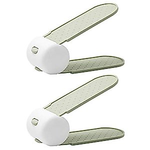 WINOMO Shoes Stand 2Pcs Shoe Slots Organizer Shoe Stacker Space Saver Double Deck Shoe Rack Holder for Sneakers Low Heels High Heels Sandals Closet Organization Shoes