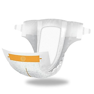 Little Toes Natural Disposable Bamboo Diapers ǀ Premium Quality ǀ Hypoallergenic ǀ Pure Comfort ǀ Eco-Friendly ǀ Sustainable ǀ Size 2-3 Medium ǀ 36 Pack