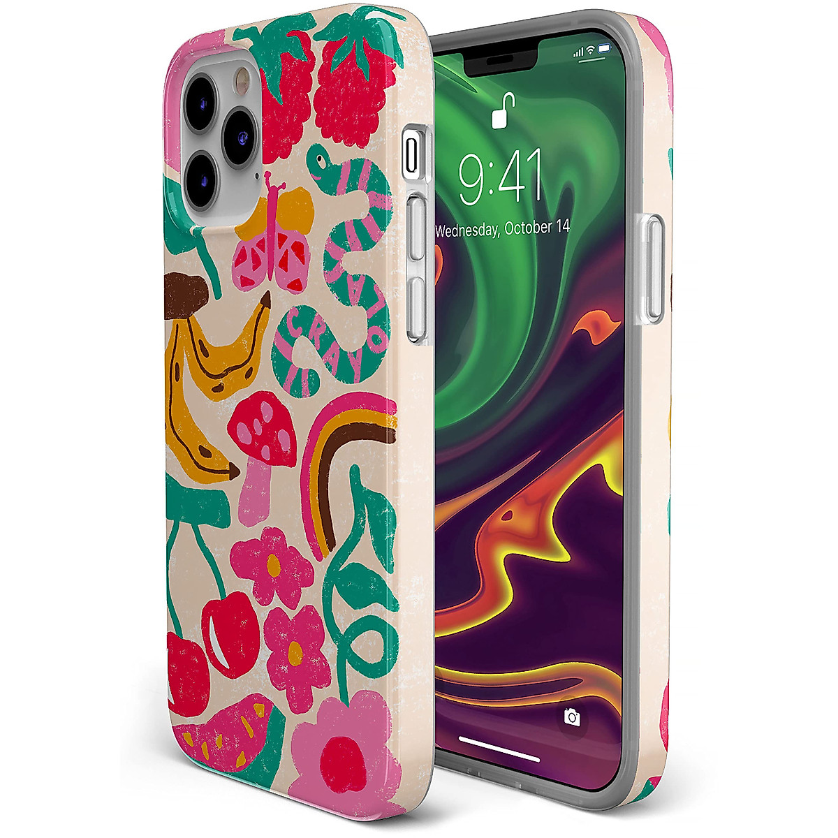 Casely iPhone 12 Pro Max Case | Doodle Bug | Crayola Crayon Case