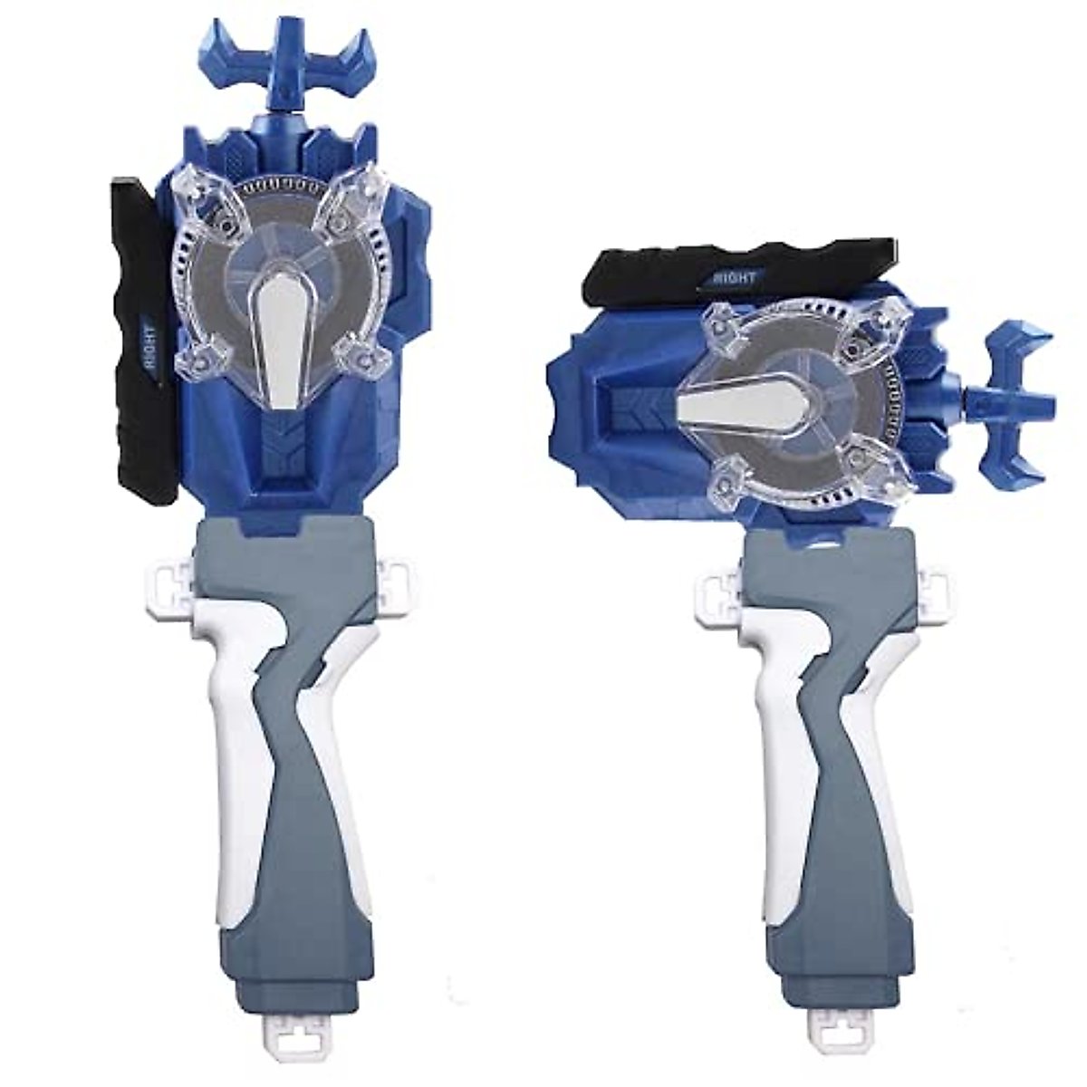Konikiwa Battling Sparking String Launcher, Brave Valkyrie Top Burst Launcher Set, Left and Right Spin String Launcher Grip Compatible with All Bey Burst Series - Blue
