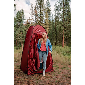 Stansport Pop-Up Privacy Shelter - Red (738-60)