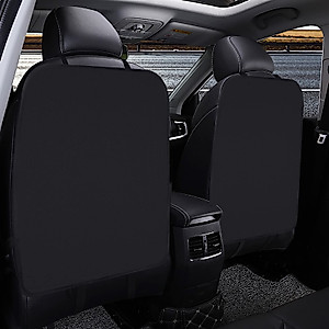 BUG HULL Kick Mats, Car Seat Protector Back Seat Protector for Kids, Sag Proof, Waterproof, Car Back Seat Cover Protect from Dirt, Mud, Scratches, Premium Oxford Fabric Car Kick Mats Fits Most Cars