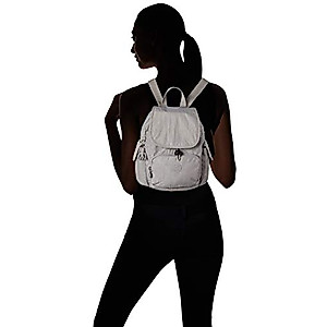Kipling Women's City Pack Mini Backpacks, Grey Grey, 14x27x29 cm (LxWxH)