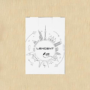 LENCENT International Travel Adapter, Worldwide All in One Universal Power Wall Charger AC Power Plug Adapter with 2 USB Charging Ports for USA EU UK AUS Cell Phone Laptop Tablets