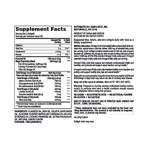 Member's Mark Omega 3-6-9 Dietary Supplement (325 ct.) by Members Mark