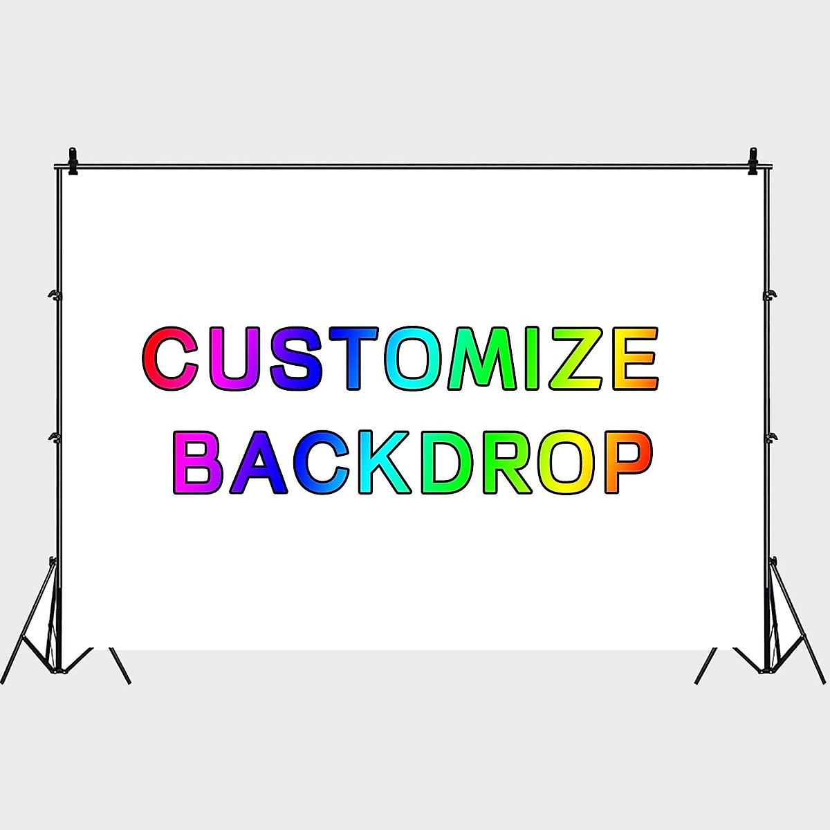 10x8ft Custom Backdrop Personalized Backdrops Personalized Customized Design Your Own Photos Picture Text Logo Kids Birthday Baby Shower Wedding Anniversary Home Decor Custom Banner