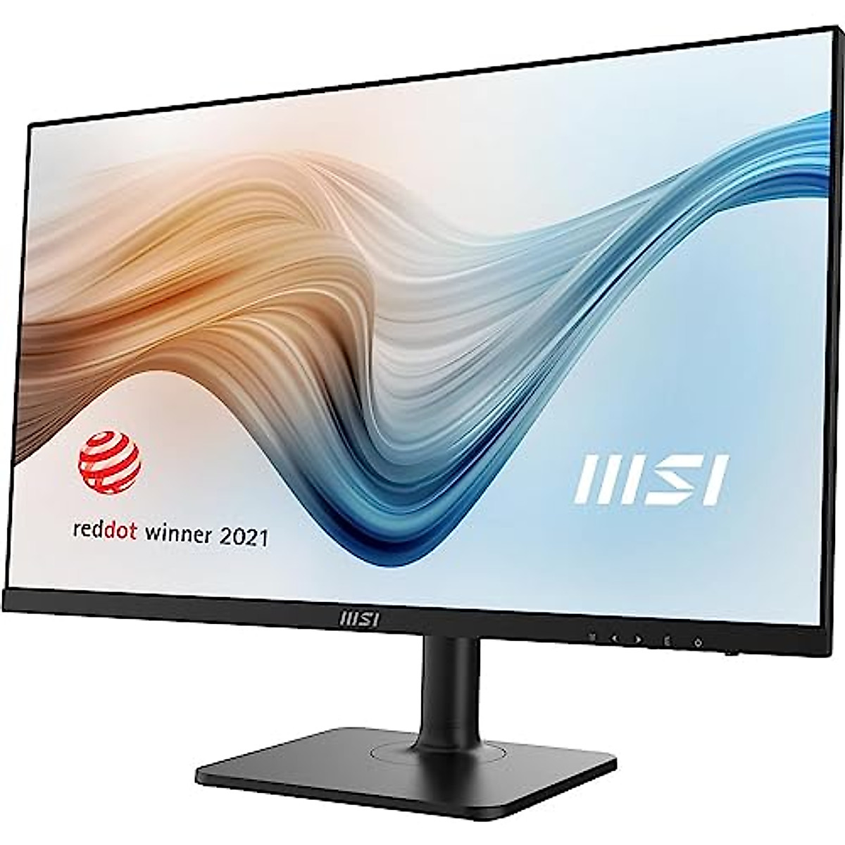 MSI Modern MD272QP, 27", 2560 x 1440 (QHD), IPS, 75Hz, TUV Certified Eyesight Protection, 5ms, HDMI, Displayport, USB C, Tilt, Swivel, Height Adjustable, Pivot,Black