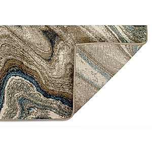 Transocean Liora Manne Ashford Agate Indoor Blue 7'10"X9'10" Rug