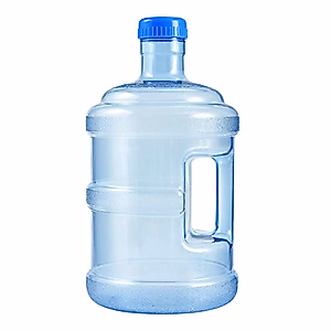 Veemoon 5L Water Jug Water Bottle With Screw Caps Water Jug Container, Empty Mineral Water Bottle Portable PC Bucket Water Bottle with Grip Carry Handle Water Containers
