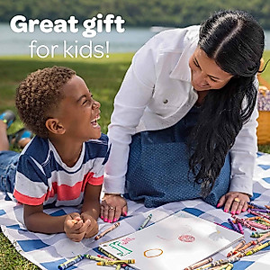 Crayola Metallic Crayons, Kids Art Supplies, 24 Count, Coloring Supplies, Gift for Kids, Ages 3, 4, 5, 6